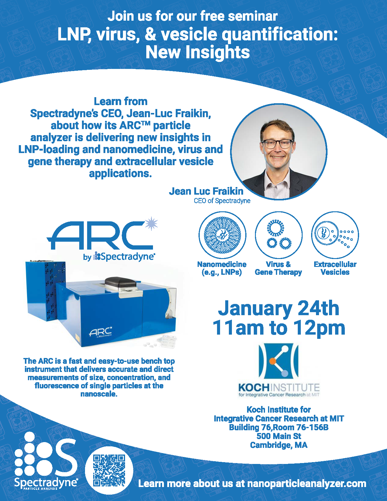 Koch Institute Seminar: LNP, virus, & vesicle quantification—Jan. 24 ... Koch Institute Seminar: LNP, virus, & vesicle quantification—Jan. 24 ...